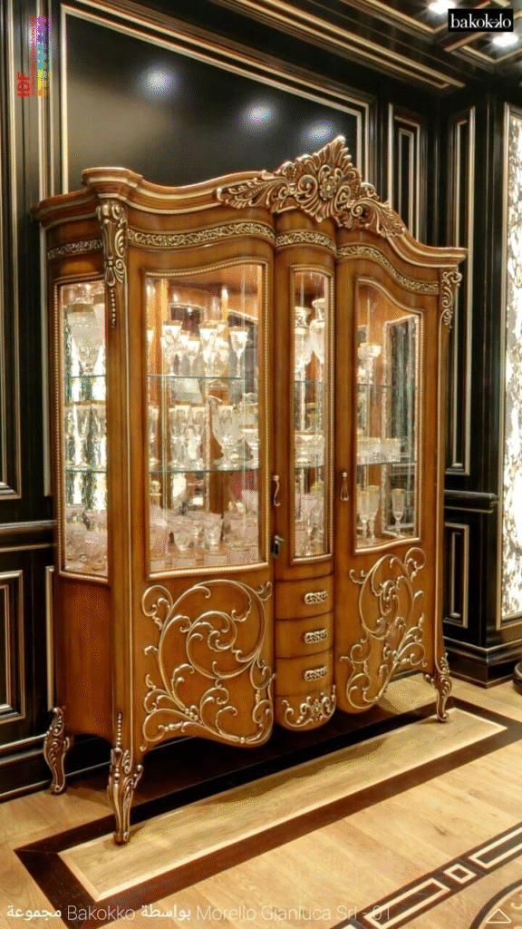 Wooden Showcase Furniture Designs for Living Room Storage
