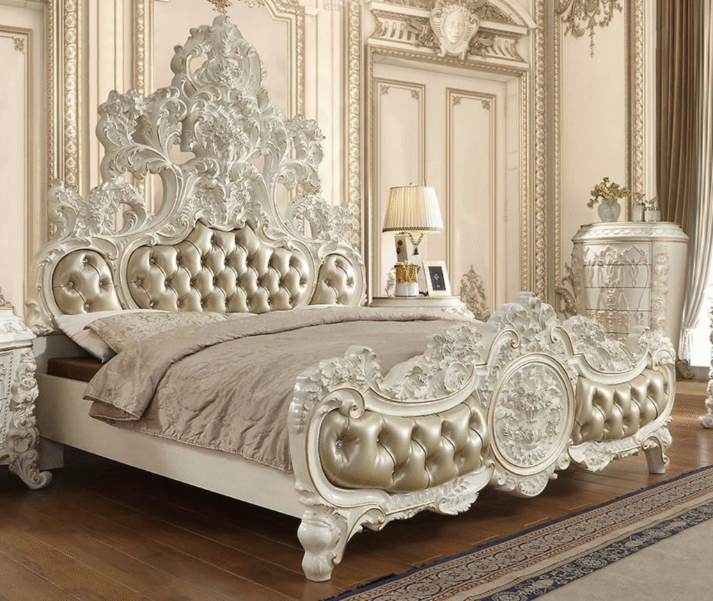 Luxury King Bed Designs Handcrafted Chinioti Beds for Modern