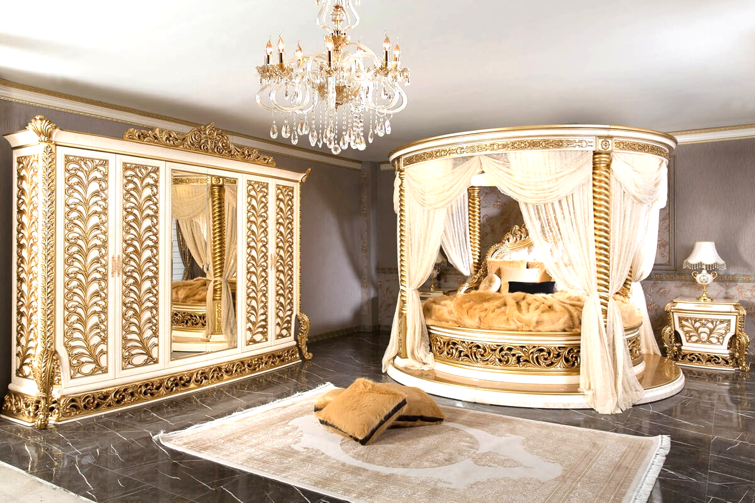 Modern round bed design – Unique Style for Bedrooms