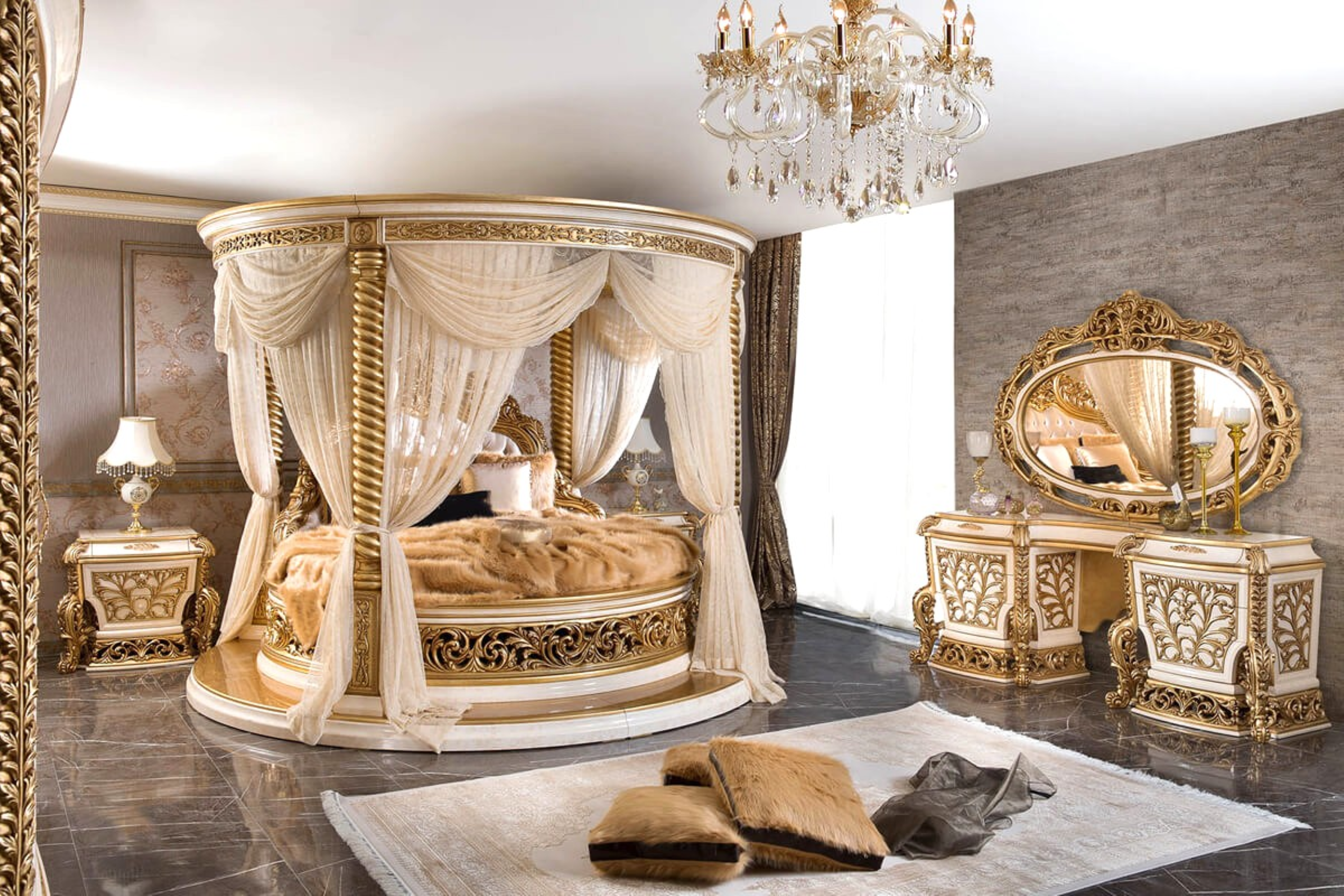 Modern round bed design – Unique Style for Bedrooms
