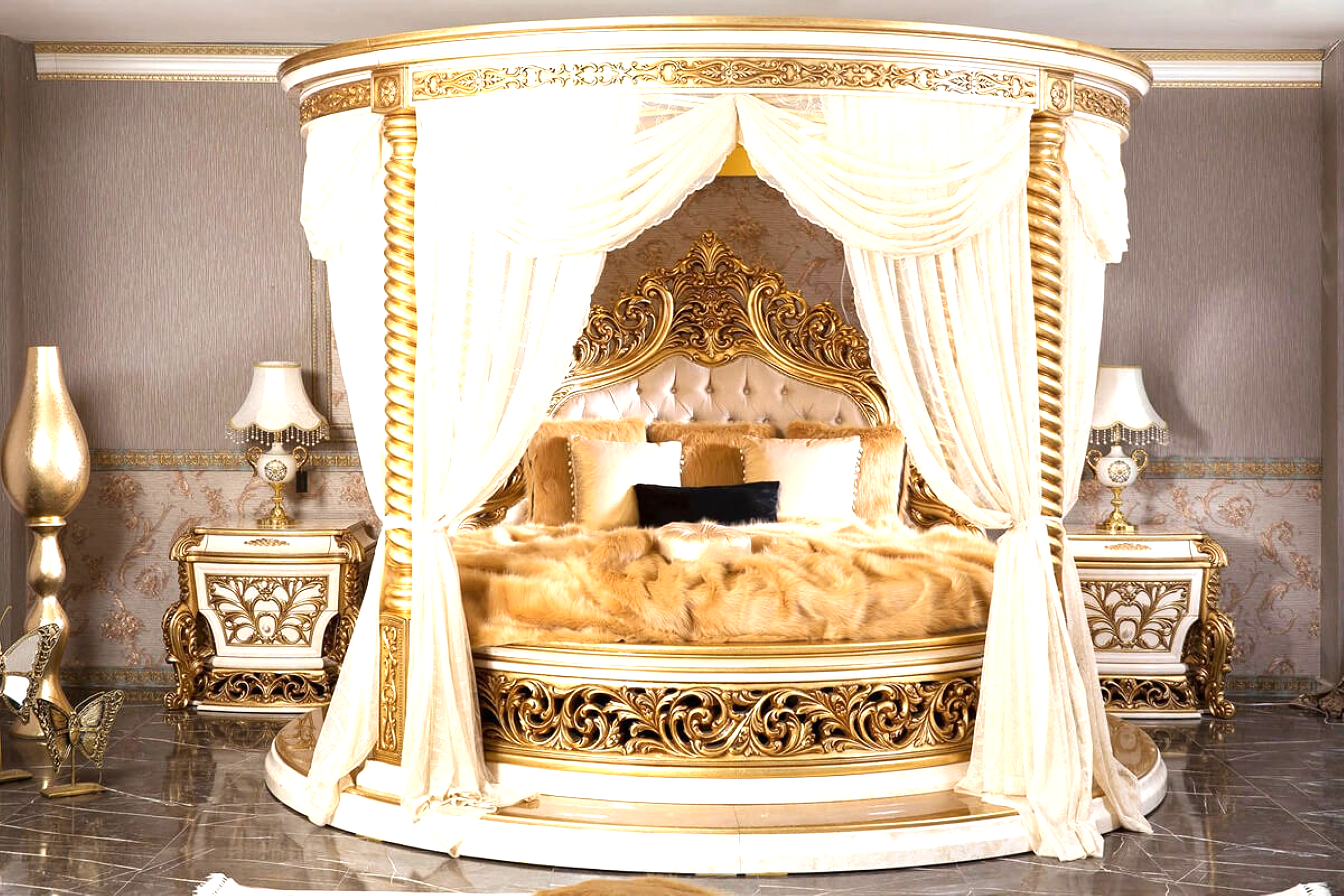 Modern round bed design – Unique Style for Bedrooms