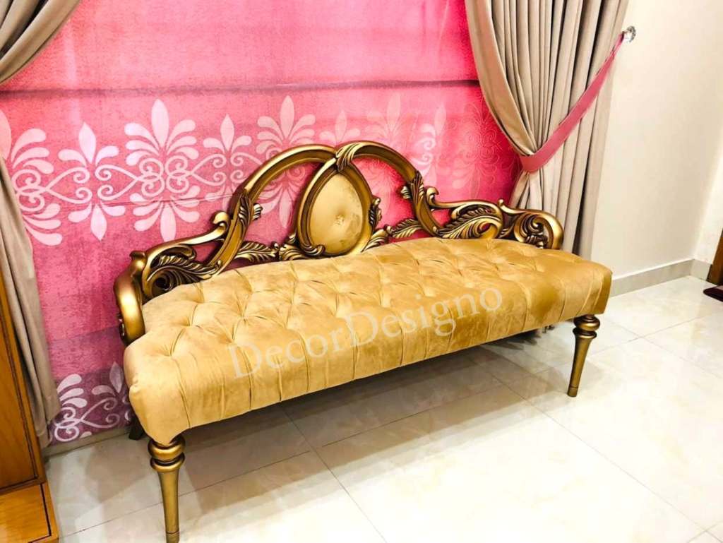 Chic White Couch Sofa Elegant Chinioti Divan Modern Living