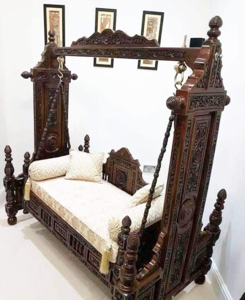 Luxury Wooden Cane Swing in Pakistan Chinioti Jhoola Price