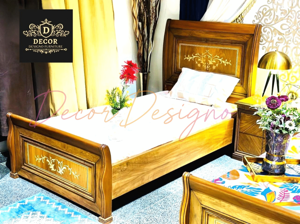 Comfortable Single Bed Designs for Small Spaces chiniot