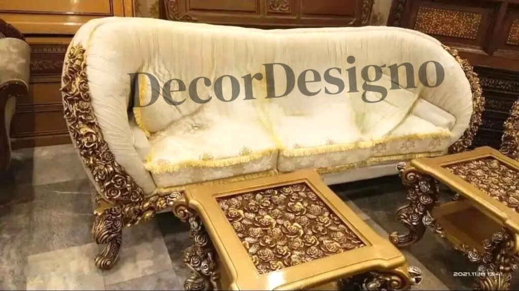 Classic Sofa Set in Pakistan Wooden Sofa Set & Luxury 7 Seat