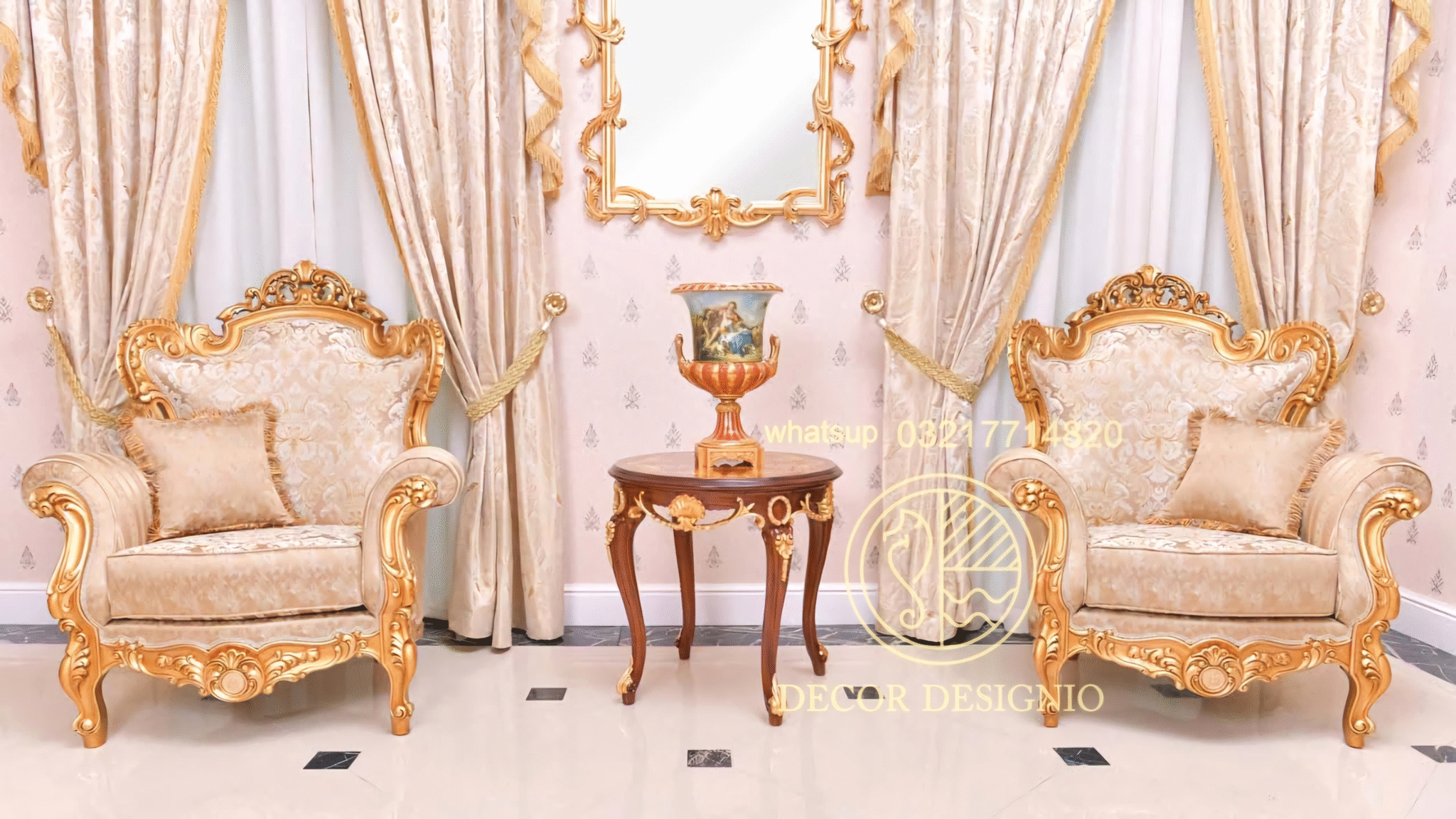 Luxury Sofa Set Designs for Modern Living Elegant 7-Seater