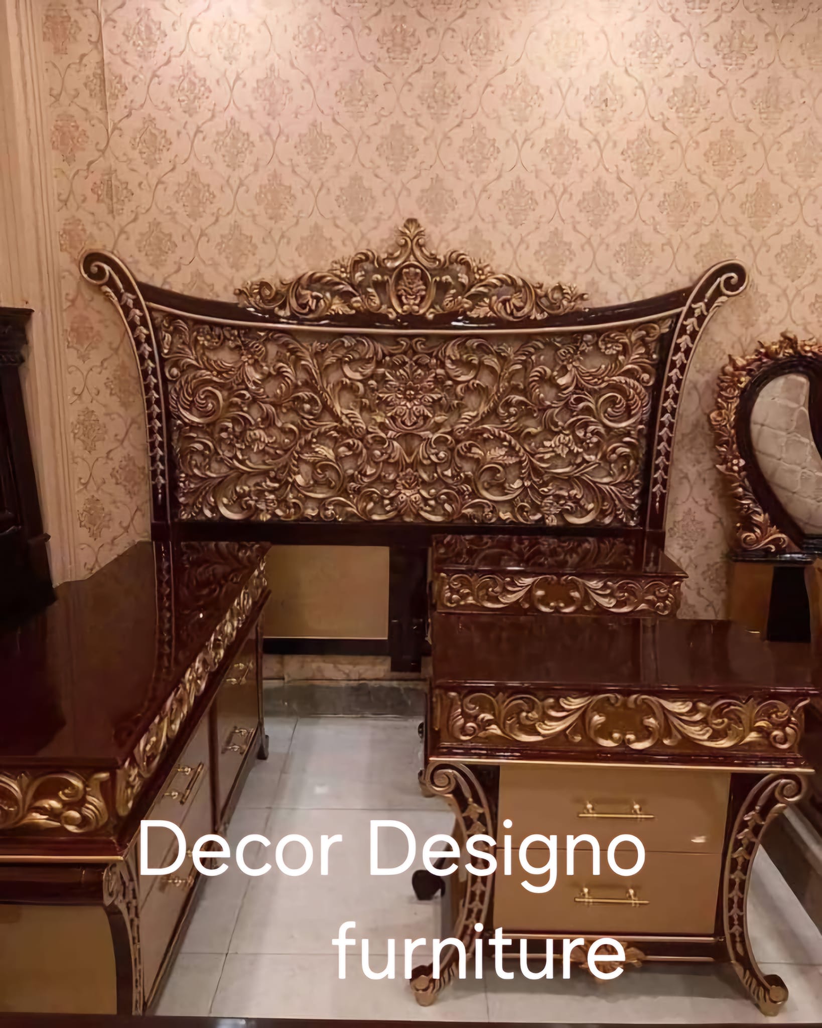 Luxury Bed Design in Pakistan Global King &Queen Size Double